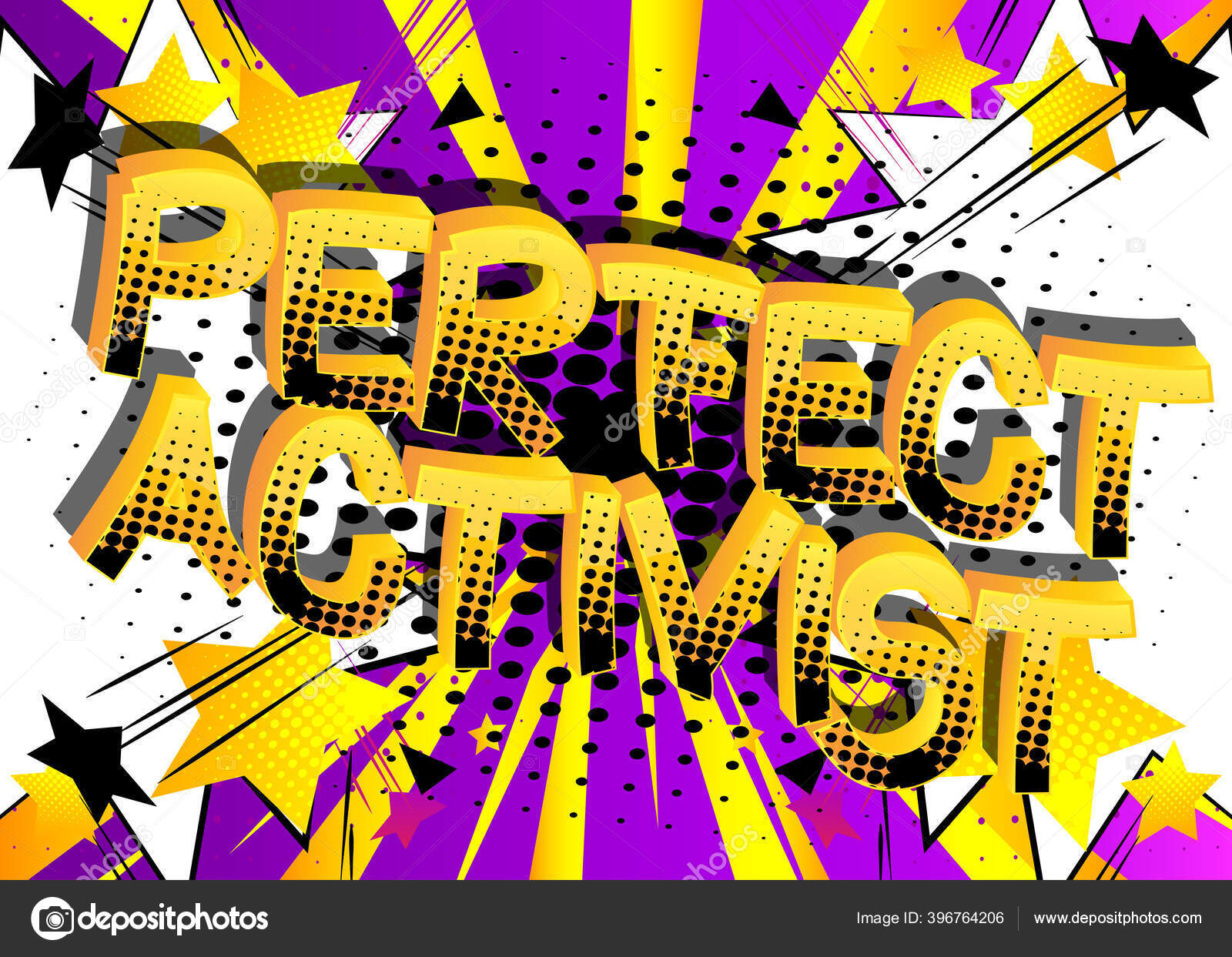 Perfect Comic Book Style Cartoon Words Abstract Comics Background Stock ...