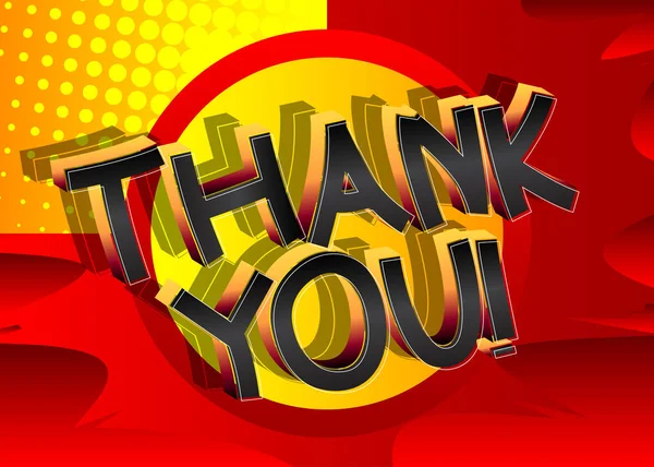 Super Thank You - Comic book style word Stock Vector by ©NoraVector ...