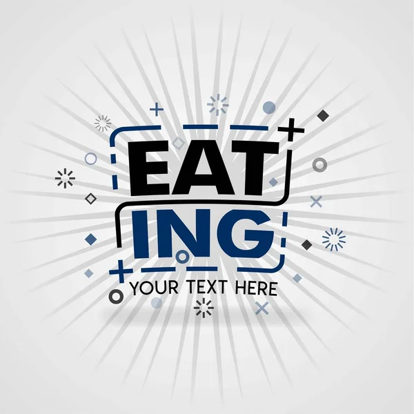 Purple logo template for eating food. for promotion, advertising ...