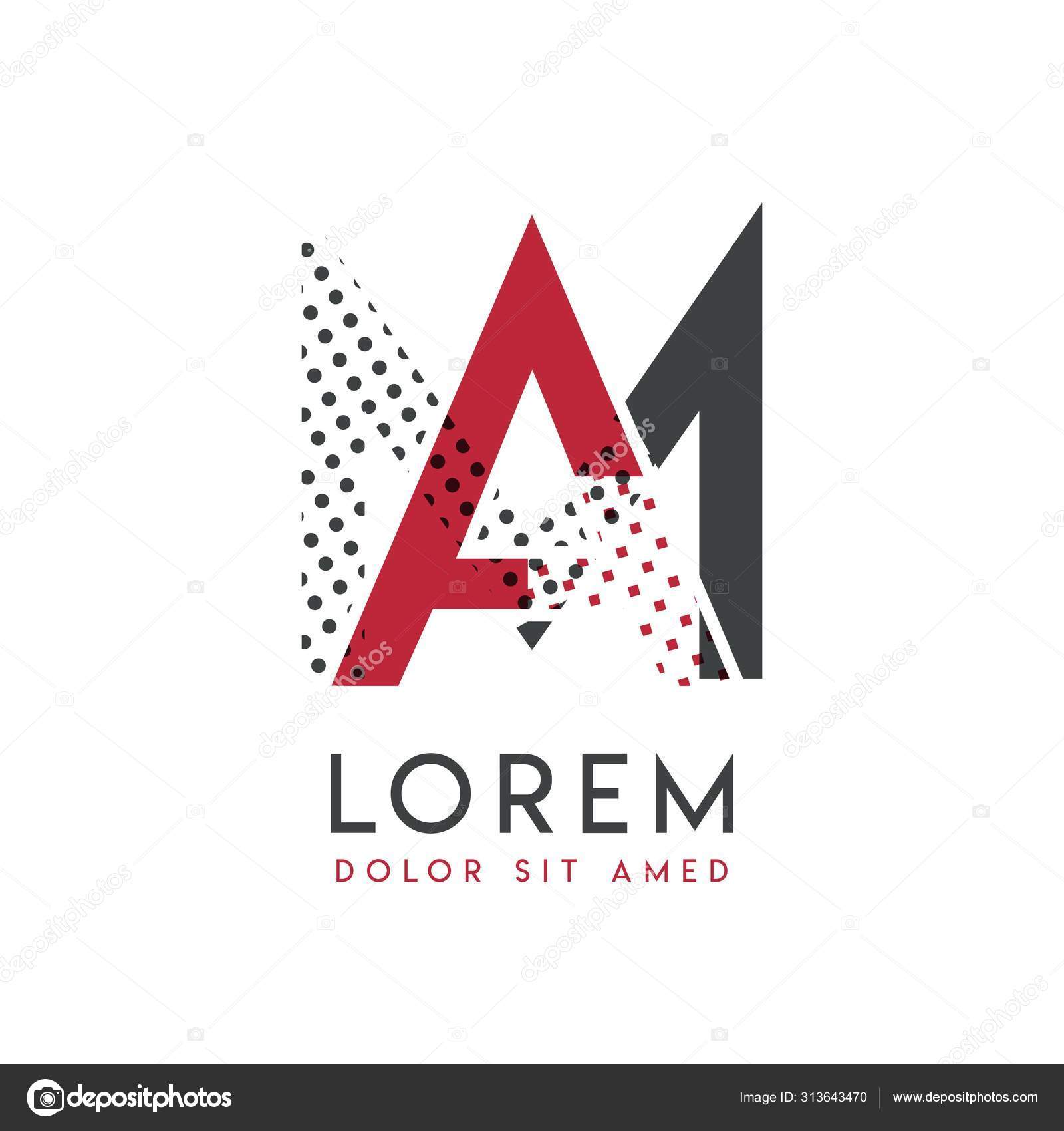 Logo Gray Red Color Can Used Creative Industries Paper Printing Stock ...