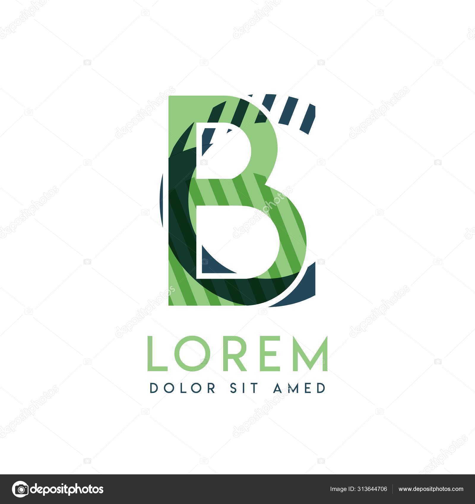Colorful Logo Design Green Dark Green Color Can Used Creative Stock ...
