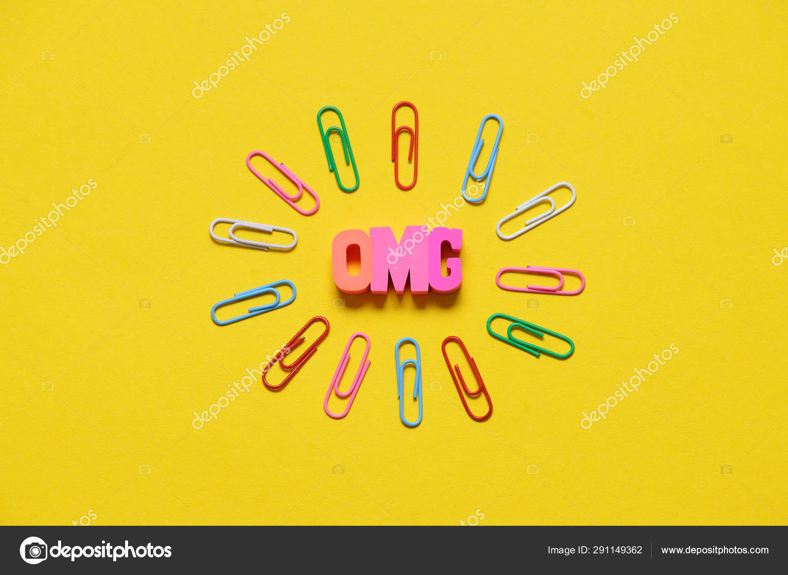 OMG letters on yellow background. wow effect Stock Photo by ©ok_kate ...
