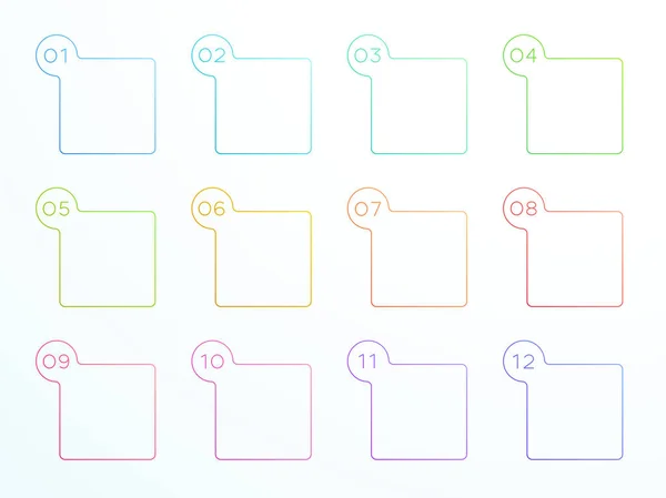 Numbered text boxes Vector Images, Royalty-free Numbered text boxes ...