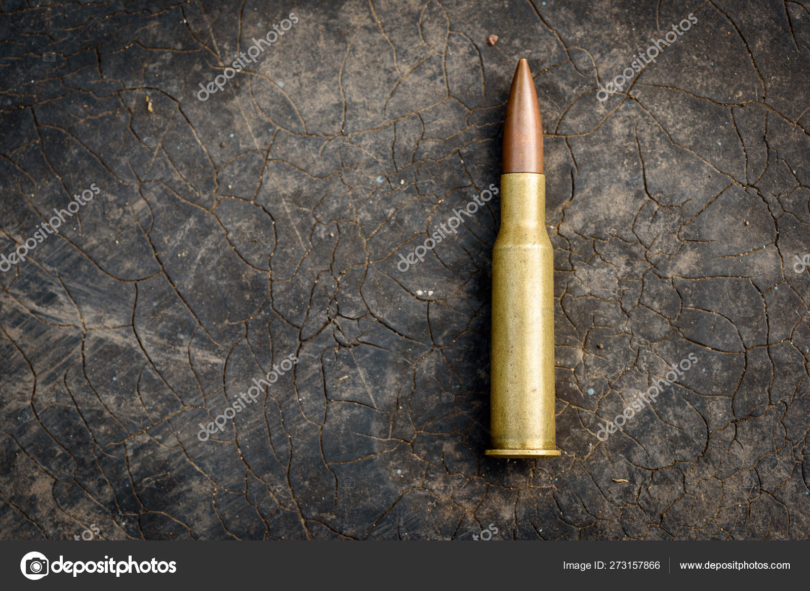7.62mm Bullet on Copy Space Background Stock Photo by ©johndwilliamsUK ...