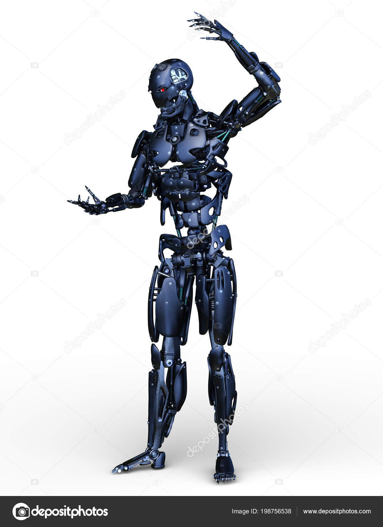 Robot Rendering Robot Stock Photo by ©TsuneoMP 198756538
