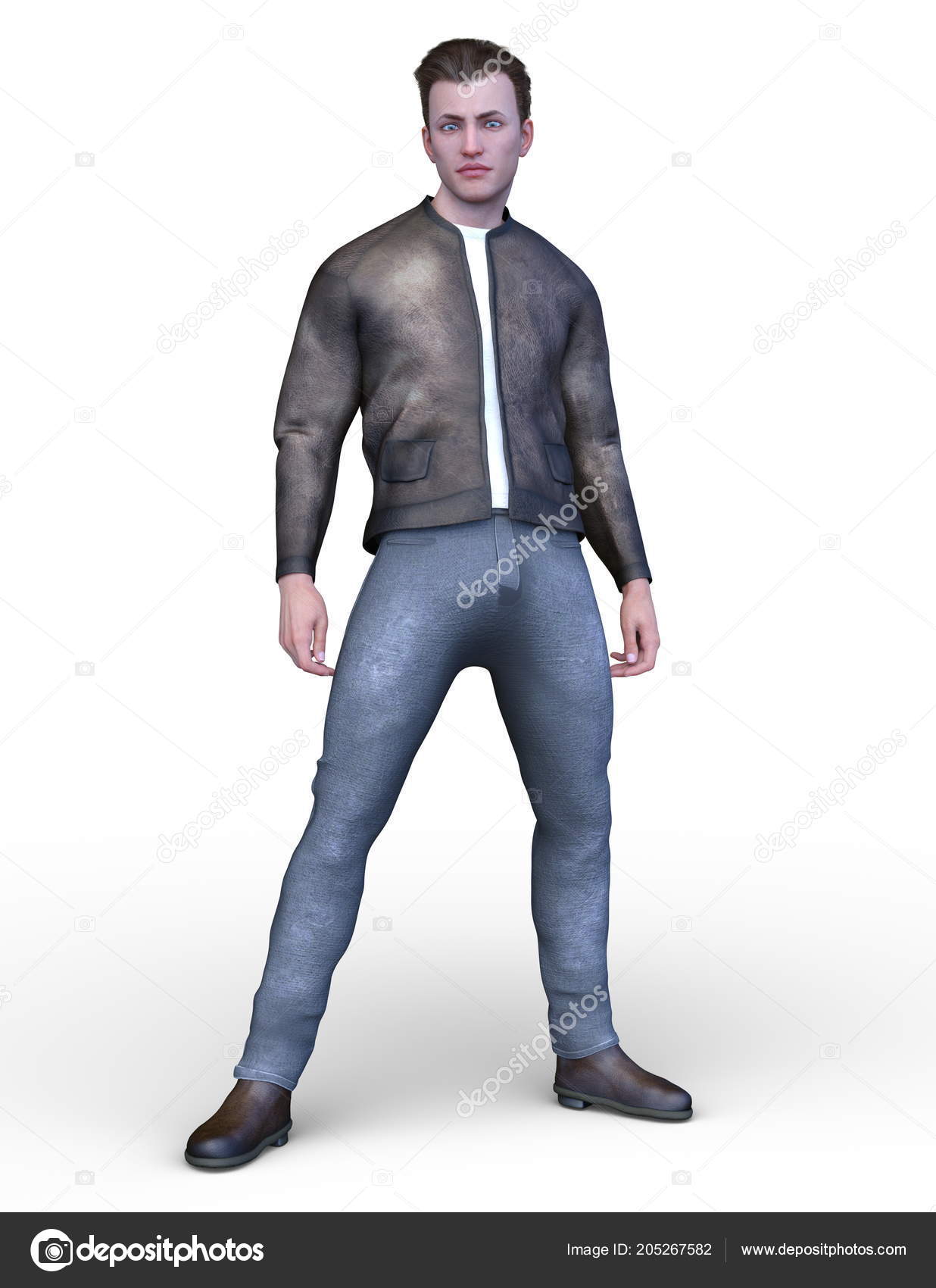 Young Man Rendering Young Man — Stock Photo © TsuneoMP #205267582