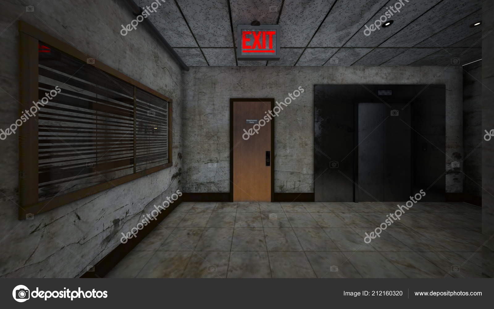 Rendering Building Aisle — Stock Photo © TsuneoMP #212160320