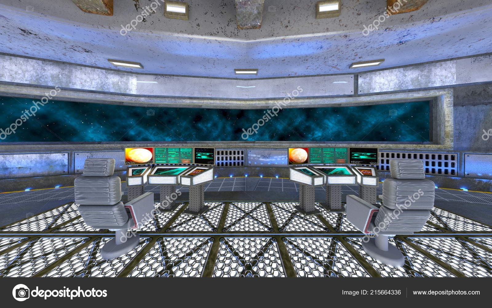 Rendering Space Station — Stock Photo © TsuneoMP #215664336