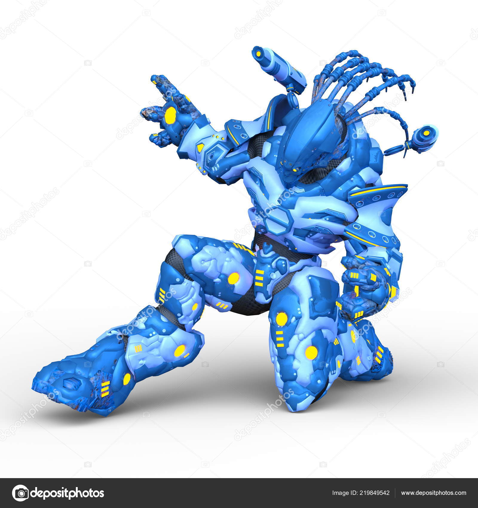 Rendering Robot — Stock Photo © TsuneoMP #219849542