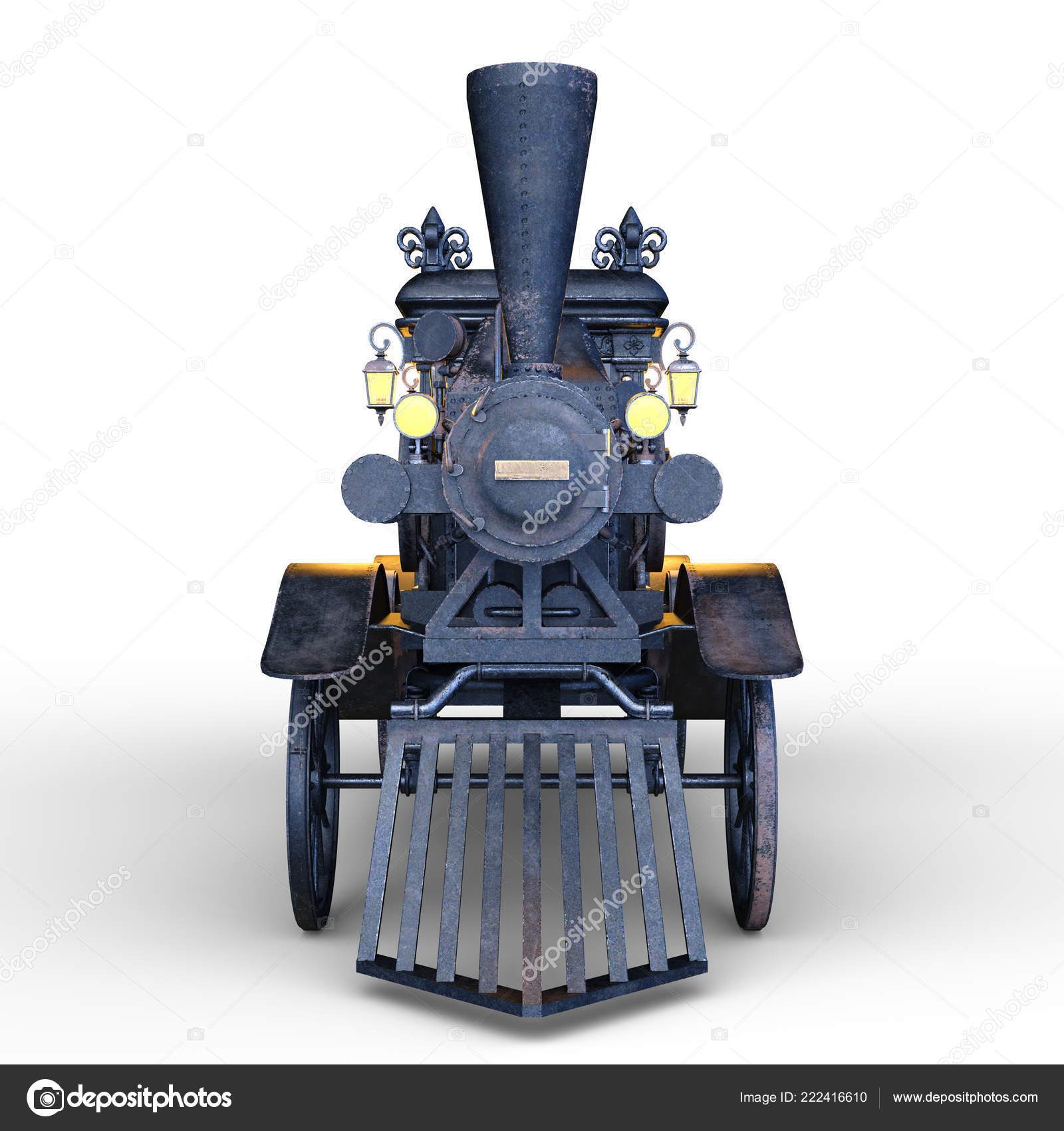 Rendering Steam Hearse — Stock Photo © TsuneoMP #222416610