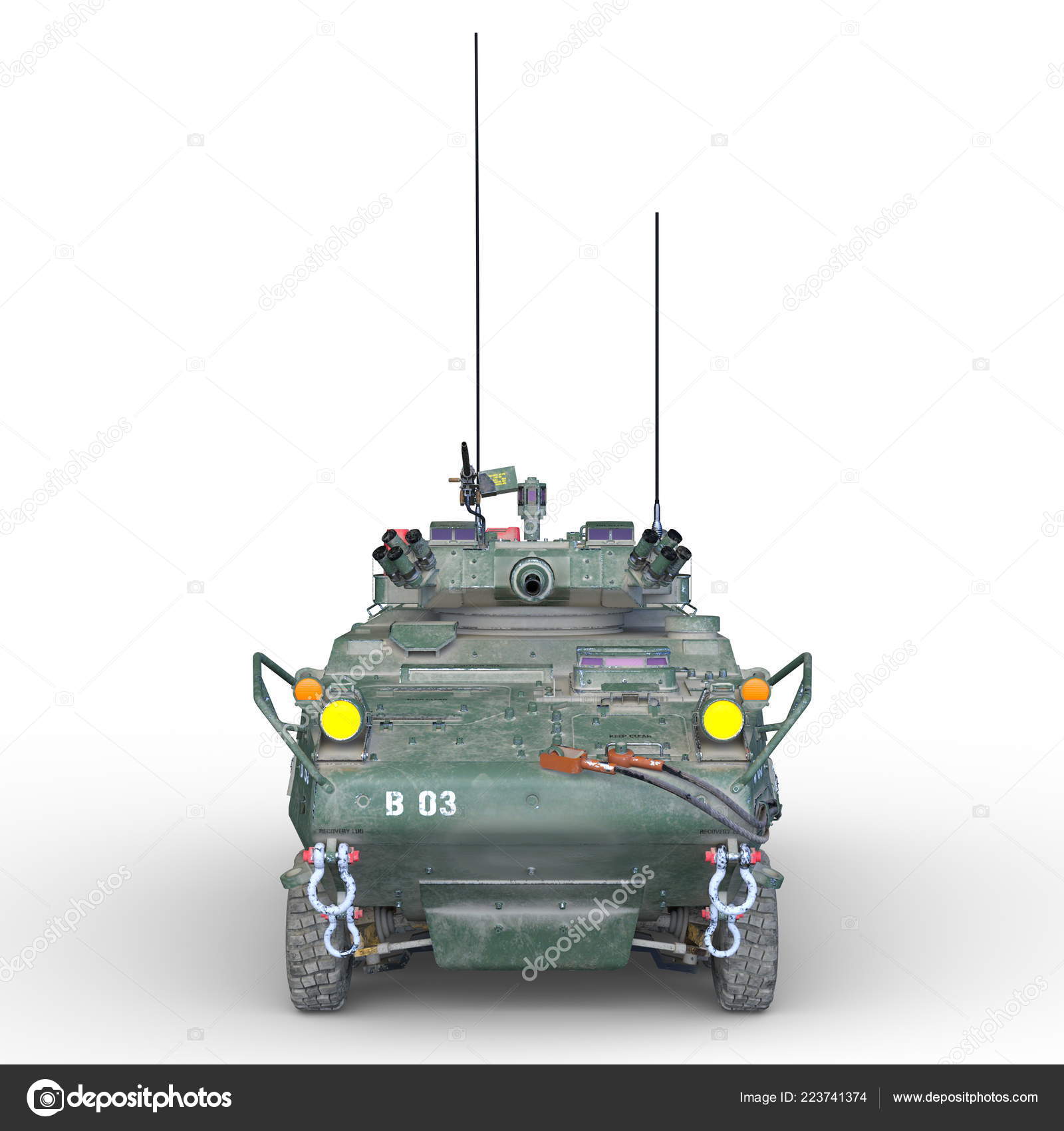 Rendering Tank — Stock Photo © TsuneoMP #223741374