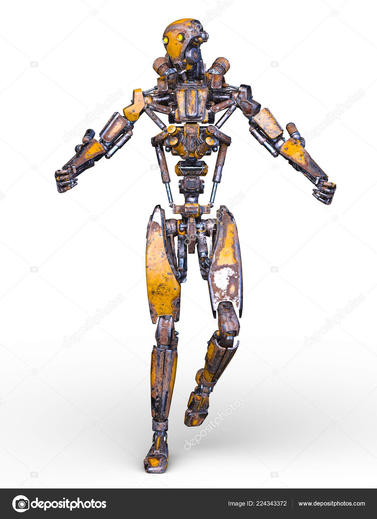Rendering Robot — Stock Photo © TsuneoMP #224343372