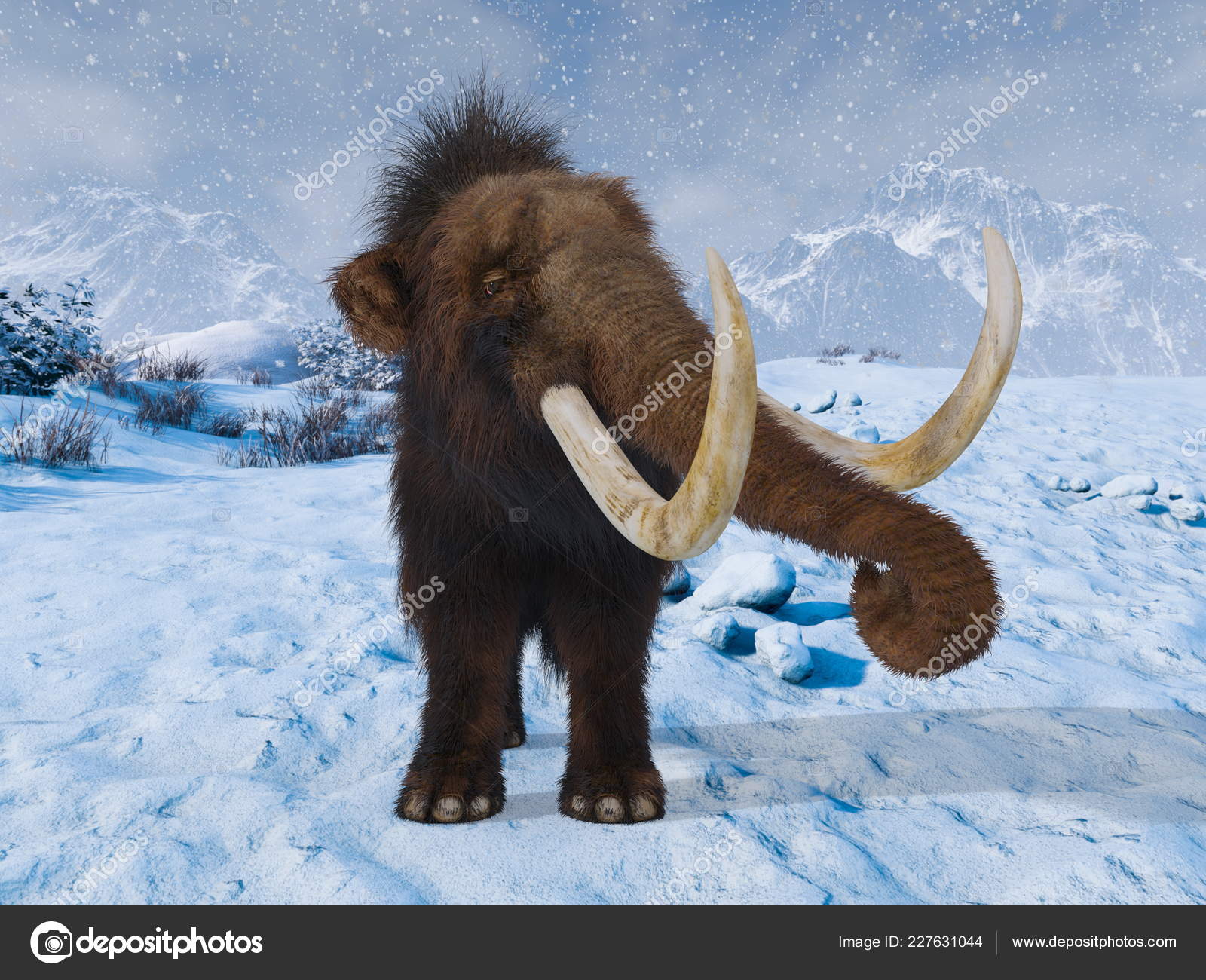 Rendering Mammoth — Stock Photo © TsuneoMP #227631044