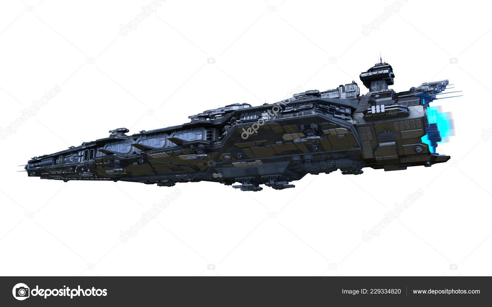 Rendering Space Ship — Stock Photo © TsuneoMP #229334820