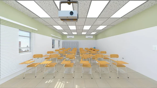 Classroom render Stock Photos, Royalty Free Classroom render Images ...
