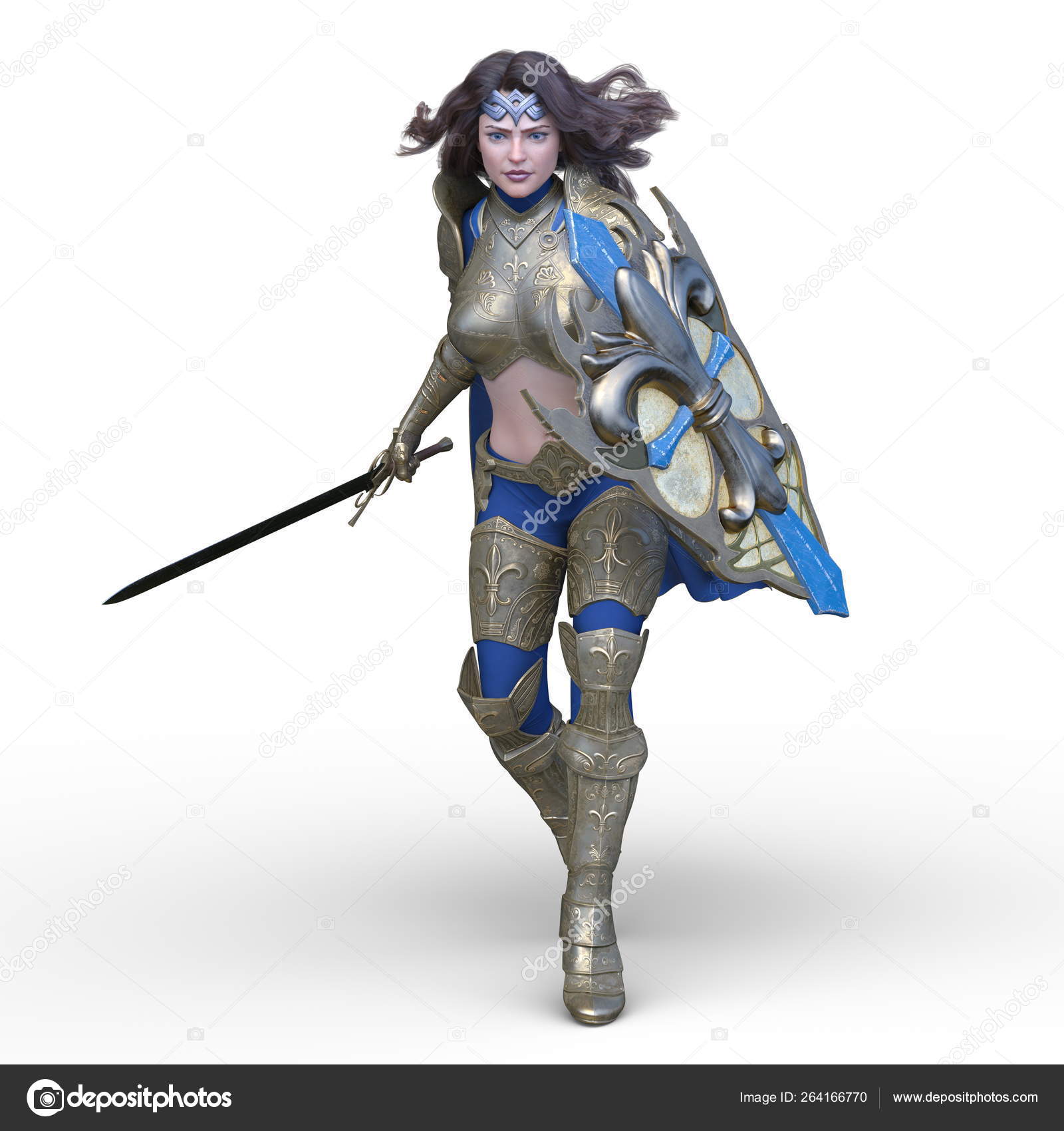 Rendering Sexy Warrior — Stock Photo © TsuneoMP #264166770