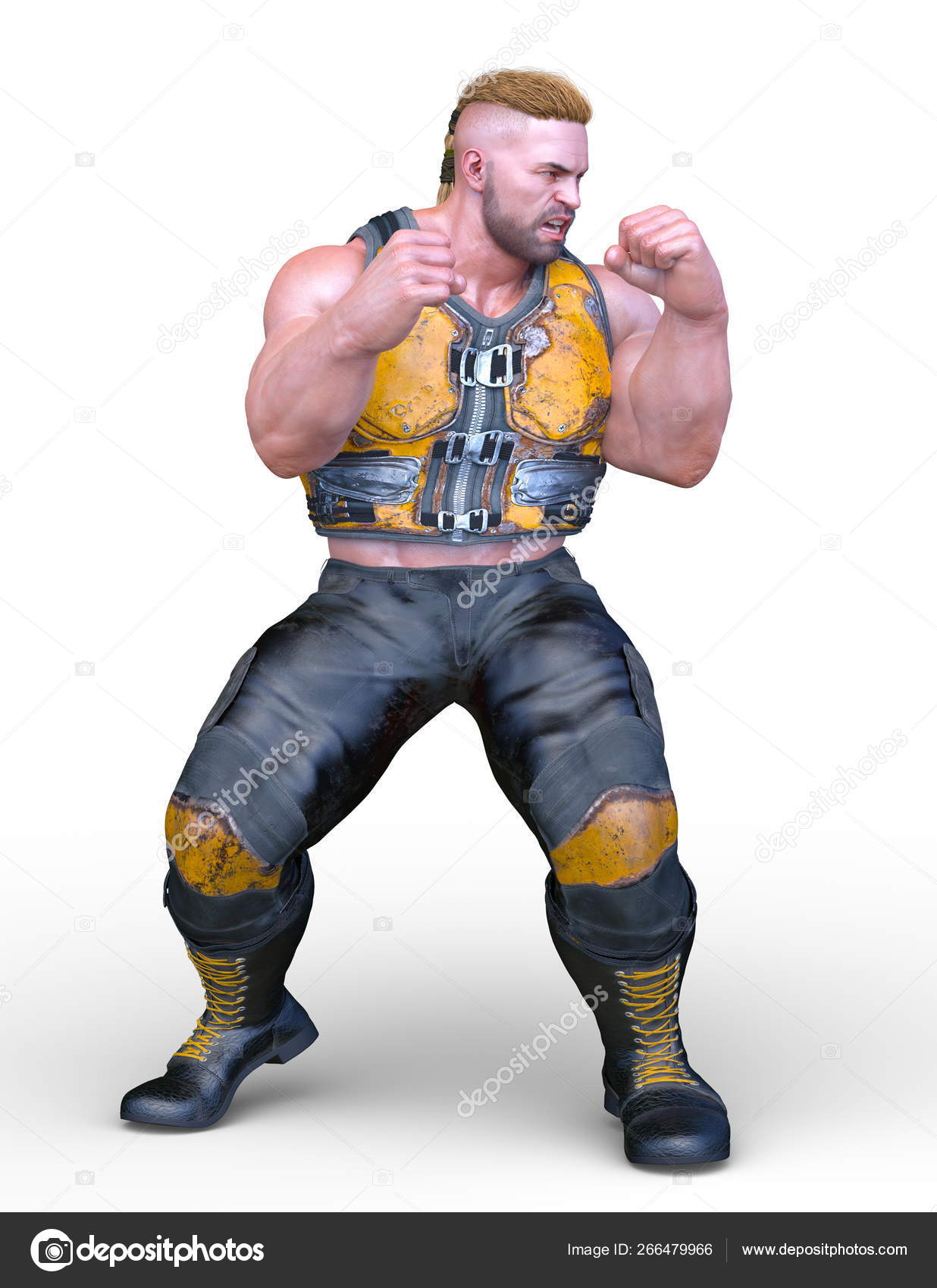 Rendering Strong Man — Stock Photo © TsuneoMP #266479966