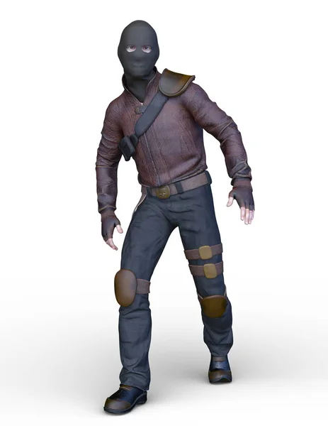 Masked Man Render