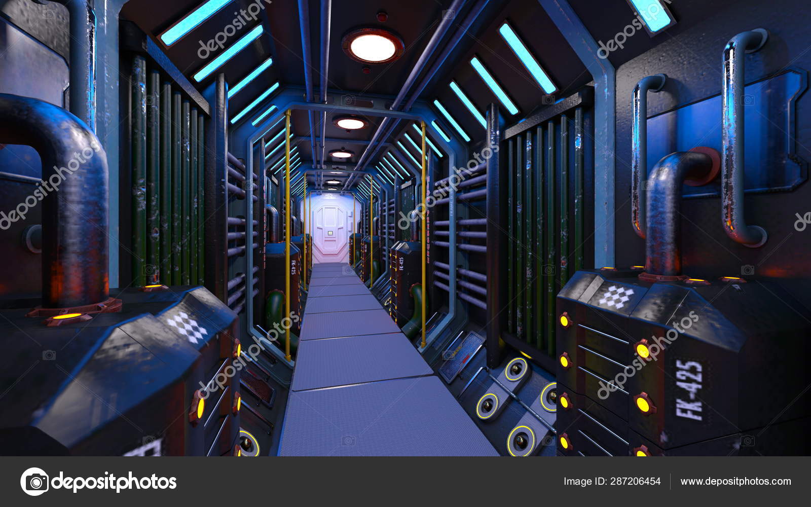 Rendering Technology Space — Stock Photo © TsuneoMP #287206454