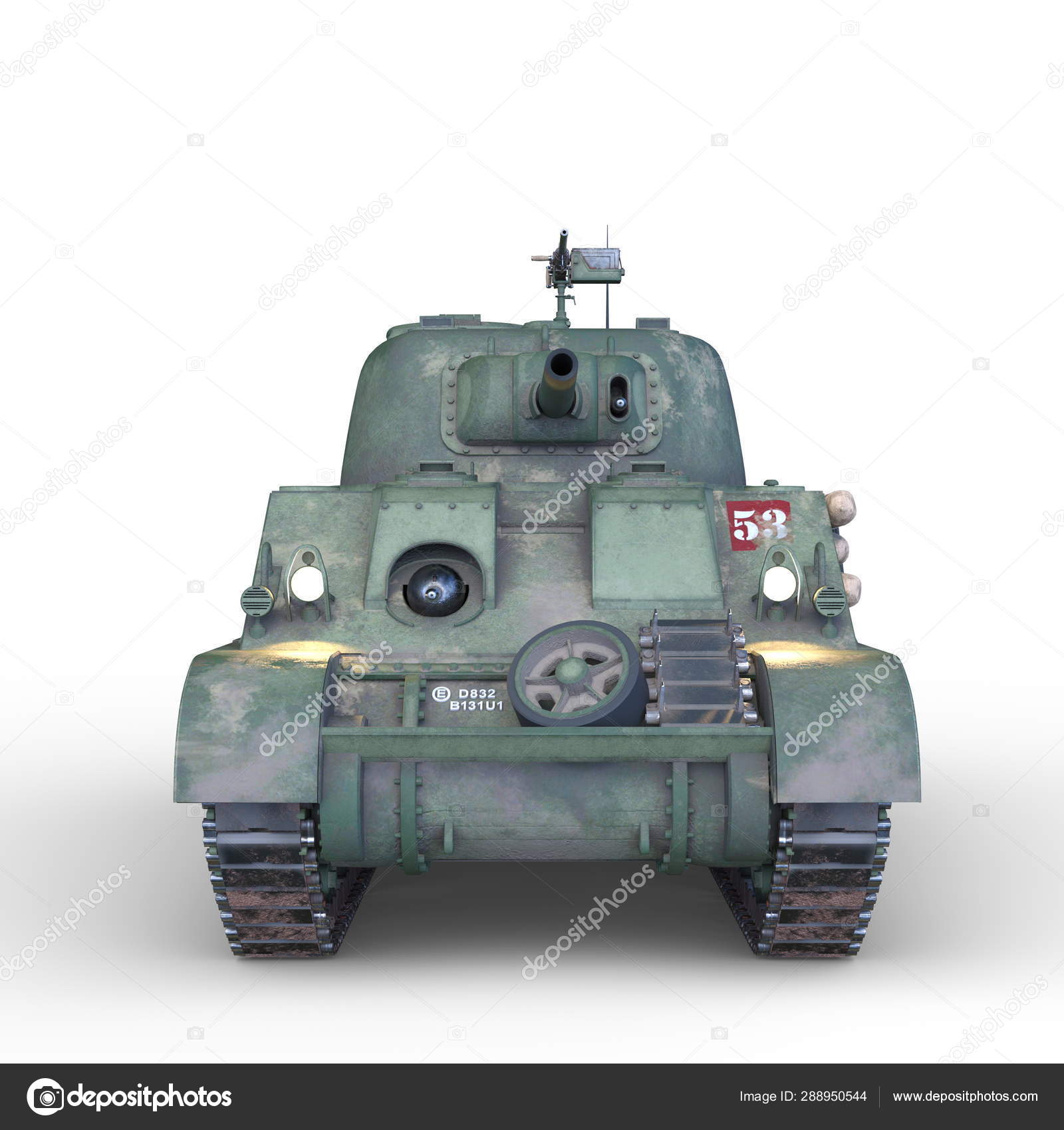 Rendering Tank — Stock Photo © TsuneoMP #288950544