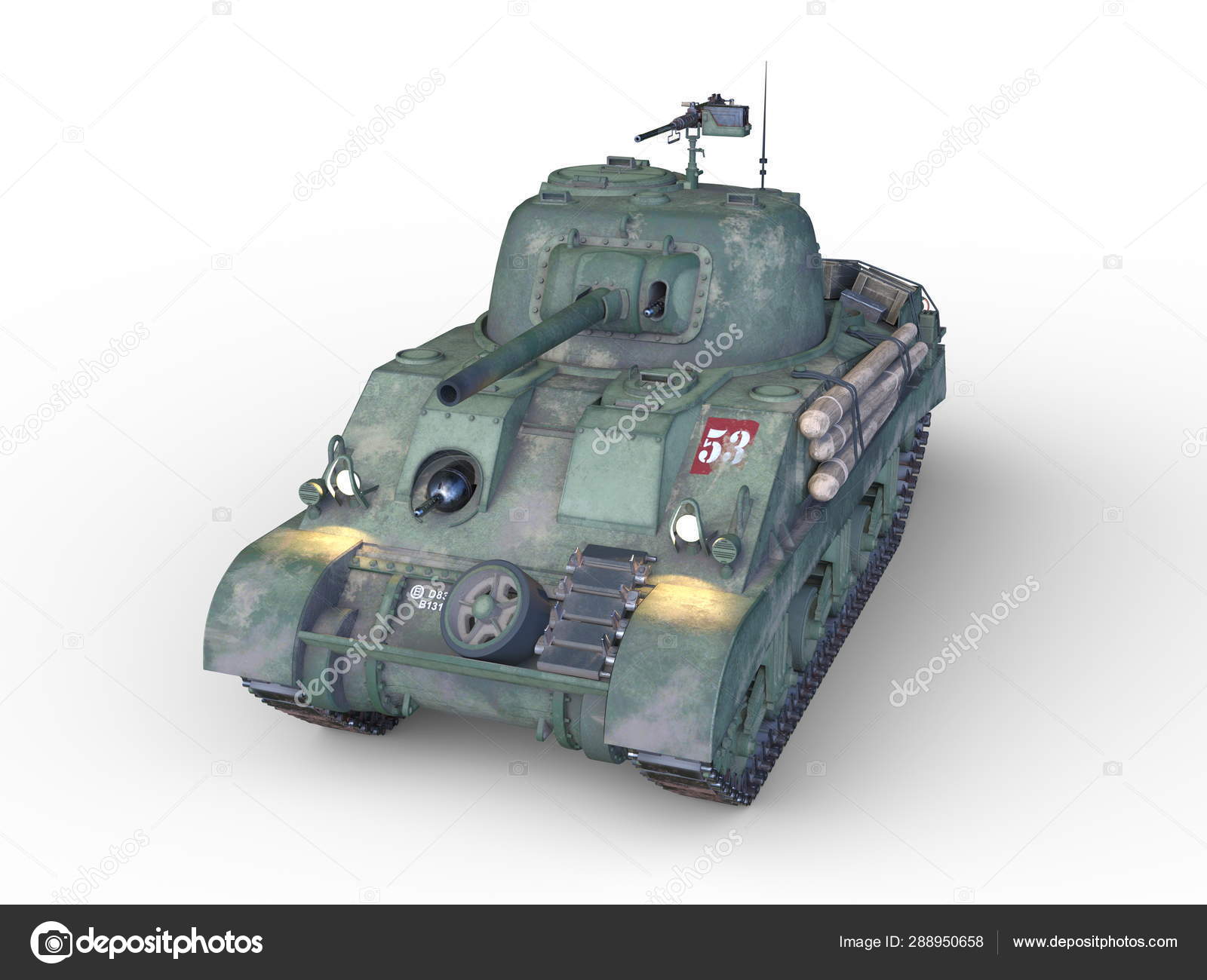 Rendering Tank — Stock Photo © TsuneoMP #288950658