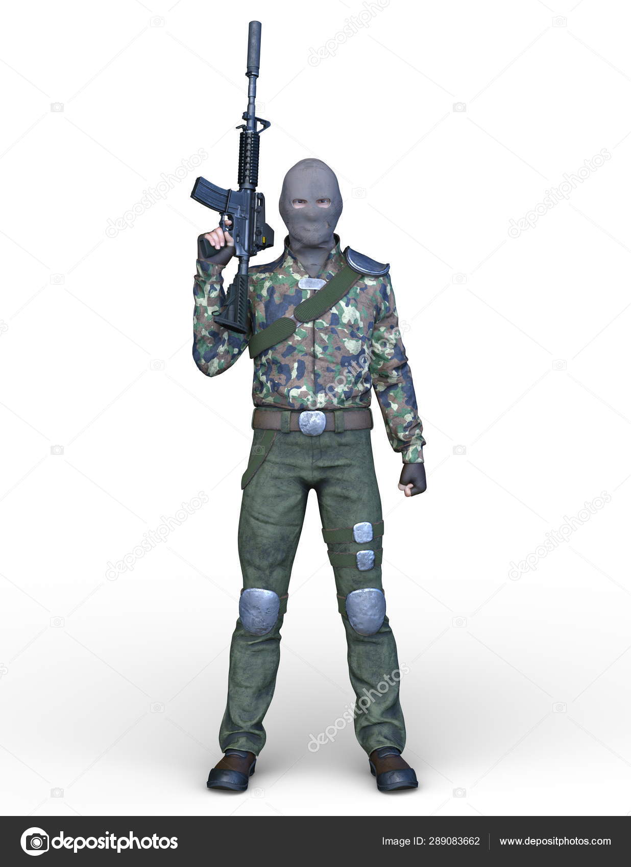Rendering Soldier — Stock Photo © TsuneoMP #289083662