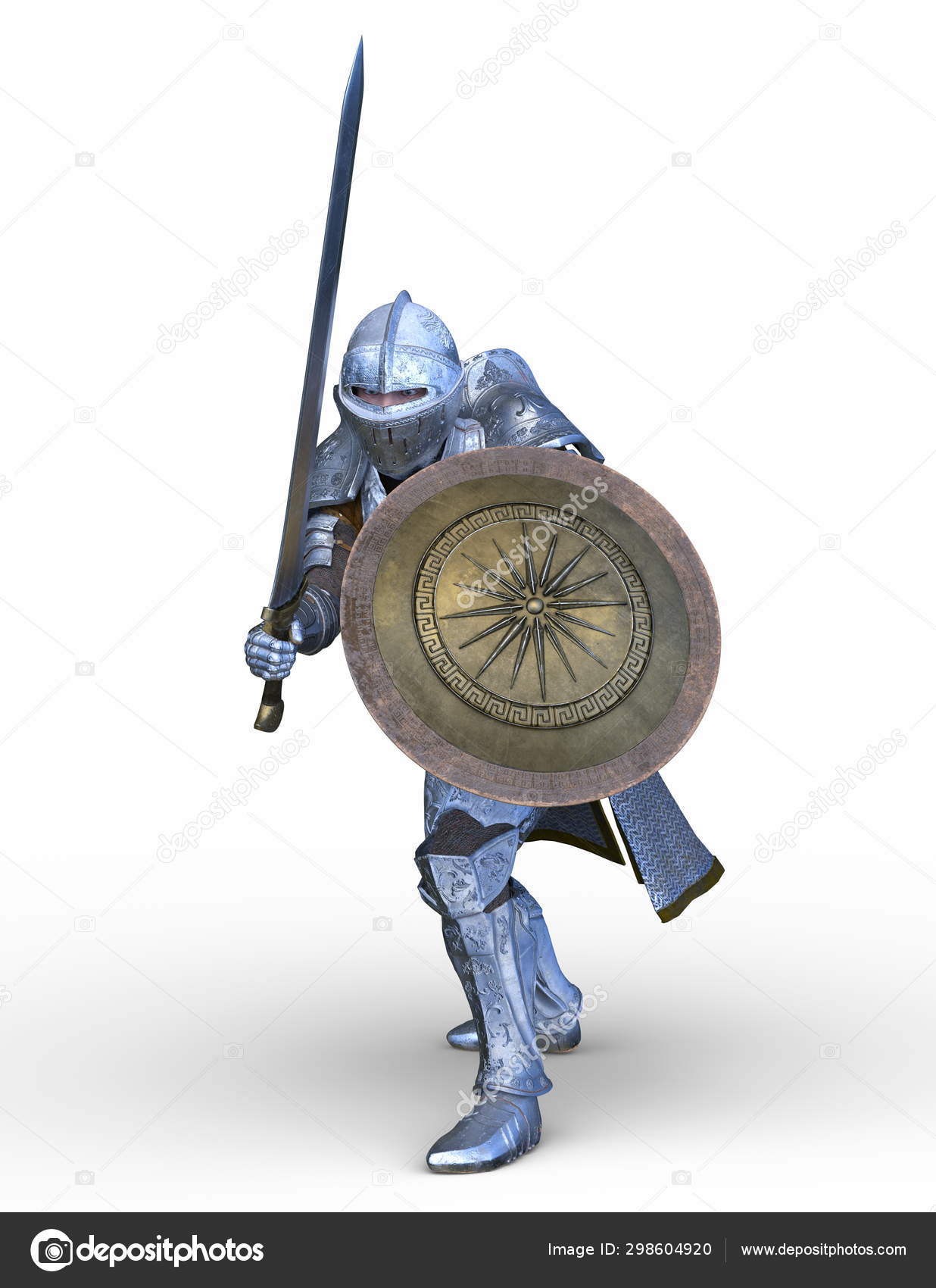 Rendering Warrior — Stock Photo © TsuneoMP #298604920