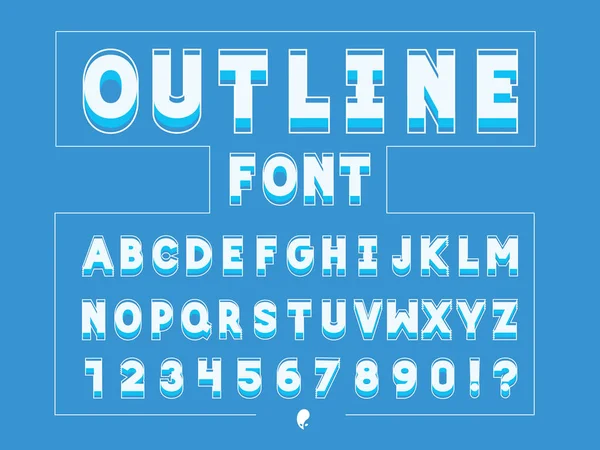 21,522 Outline font Vector Images | Depositphotos