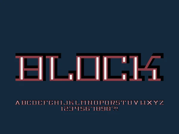 Slash font. Vector alphabet Stock Vector by ©deisgorelkin 224374262