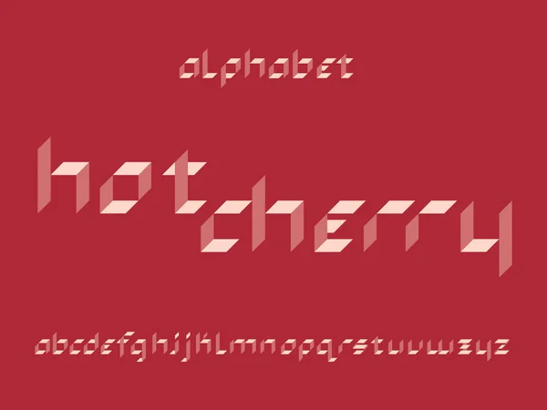 Slash font. Vector alphabet Stock Vector by ©deisgorelkin 224374262