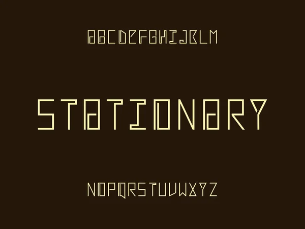 Vacant font. Vector alphabet Stock Vector Image by ©deisgorelkin #213421098