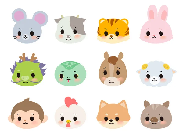 12 zodiac animals Vector Art Stock Images | Depositphotos