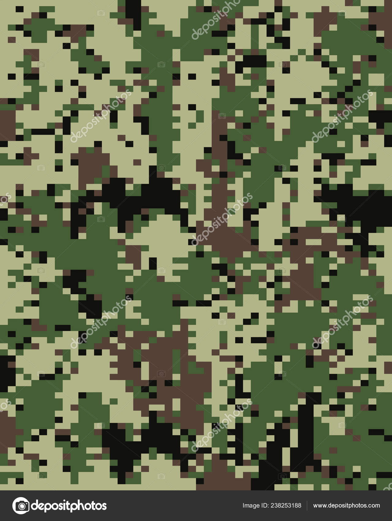 Green Digital Camo Wallpaper