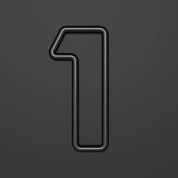 Black outline font Number 2 TWO 3D Stock Photo by ©djmilic 274637412