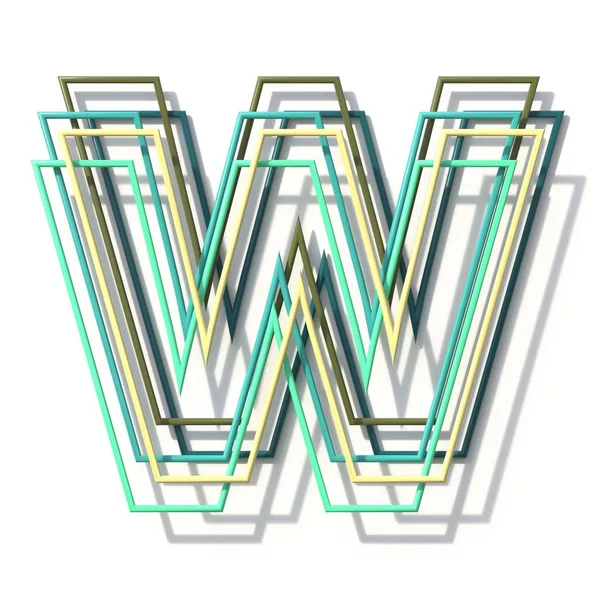 Three colors line font Letter X 3D Stock Photo by ©djmilic 309239602