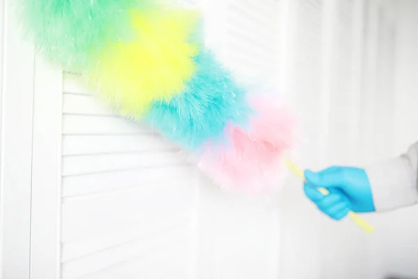 House cleaning concept. Wipe dust off surfaces. Disinfectant treatment ...