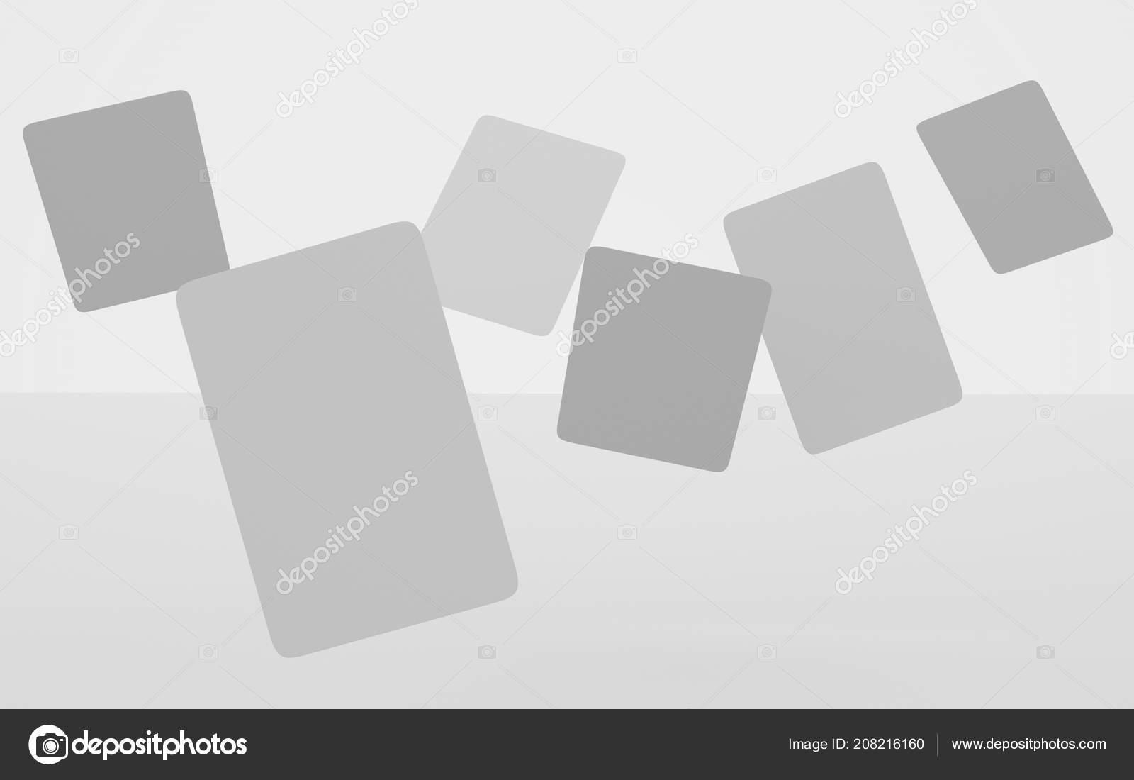 Clear Playing Flying Card — Stock Photo © StasySin #208216160