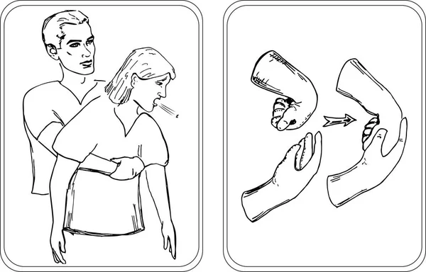 28 Manobra de heimlich Vector Images | Depositphotos