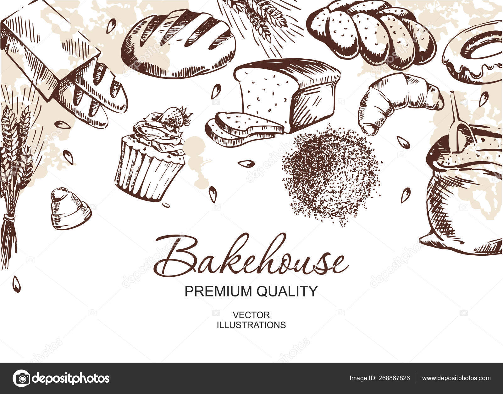 Vintage Baking Illustration