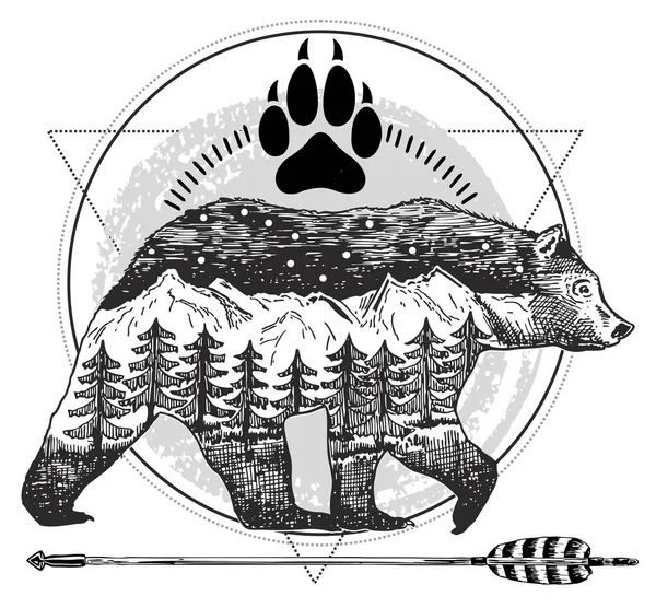 Native American Bear Tattoos