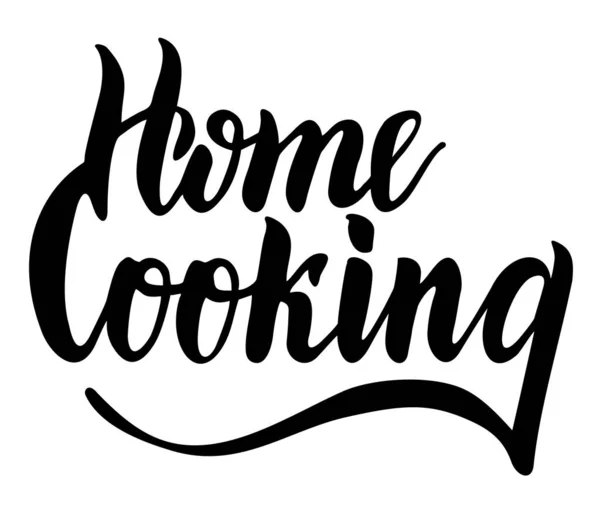 Cooking Studio Lettering Chalk Black Board Modern Brush Calligraphy ...