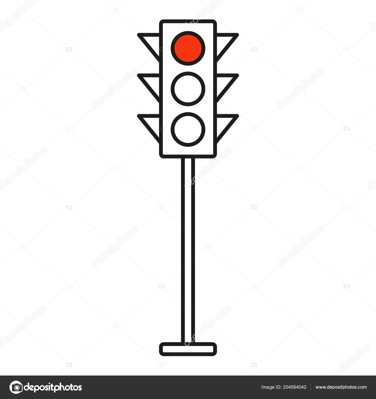 Traffic Light Icon Red at Tamara Wickline blog
