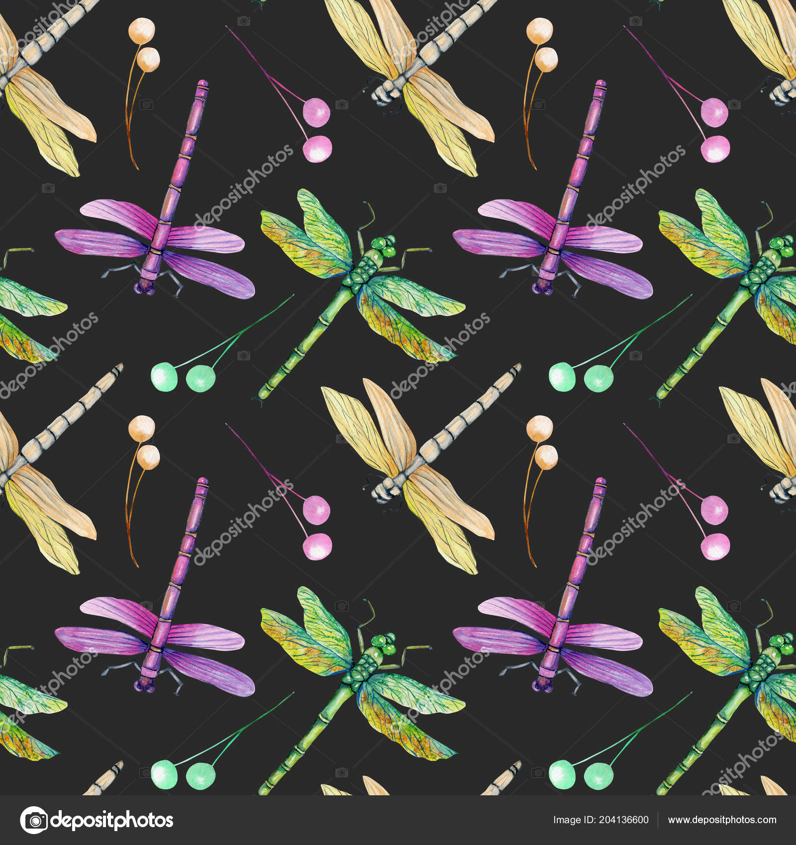 Colorful Dragonfly Backgrounds