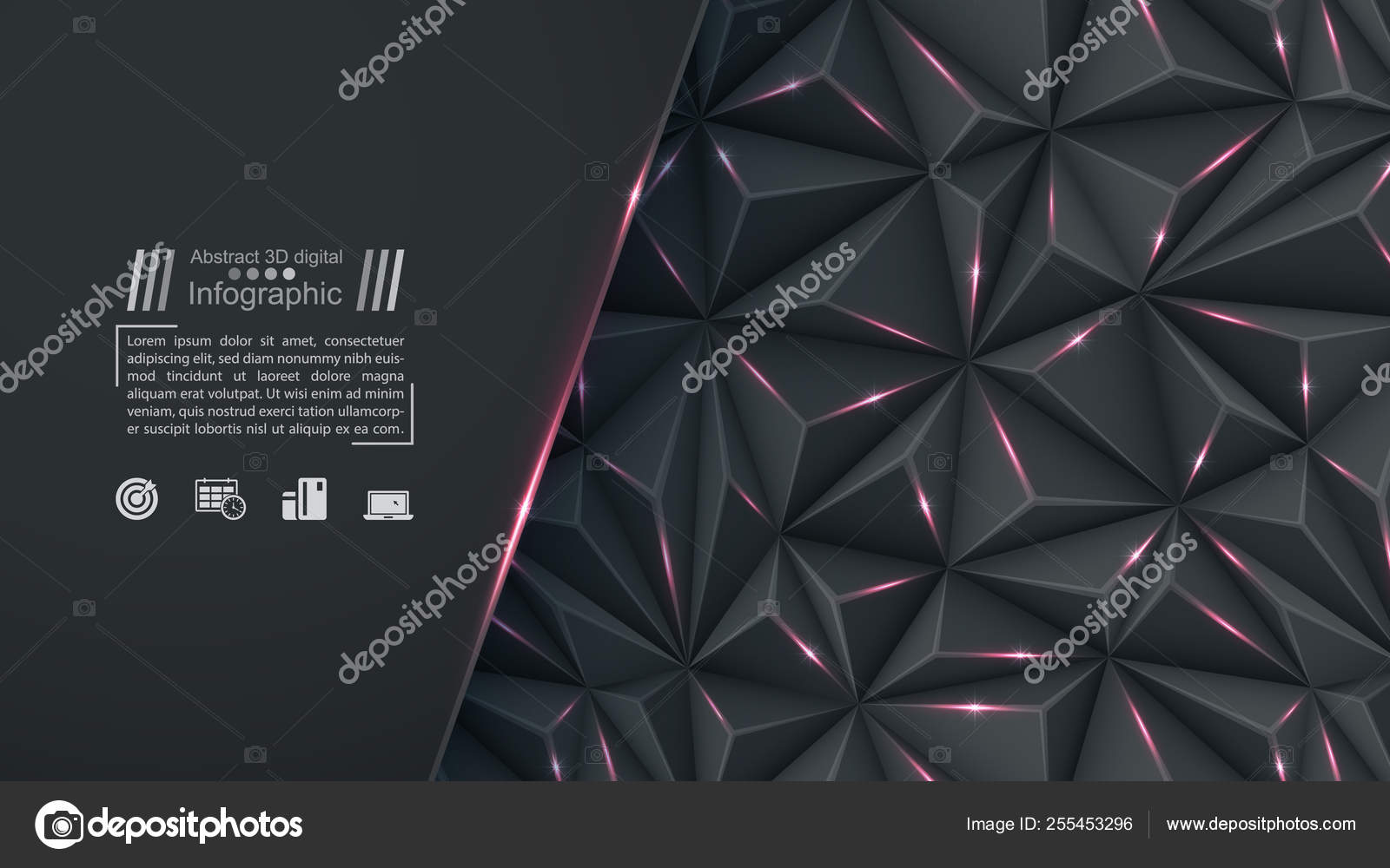 Business paper template - origami background. Stock Vector by ©rwgusev ...