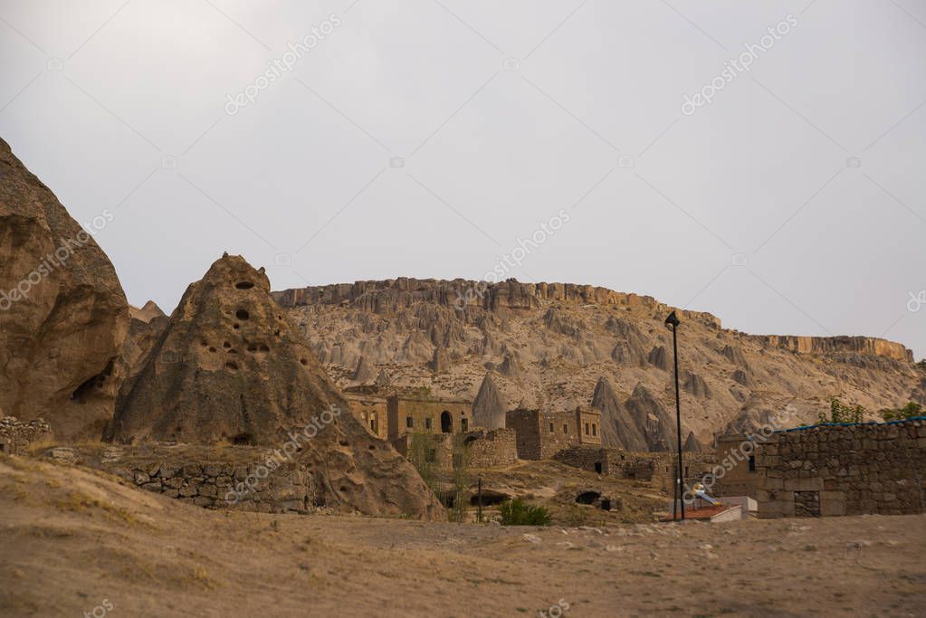 Monasterio de Selime en Capadocia, Turquía. Recorrido verde. Selime es ...