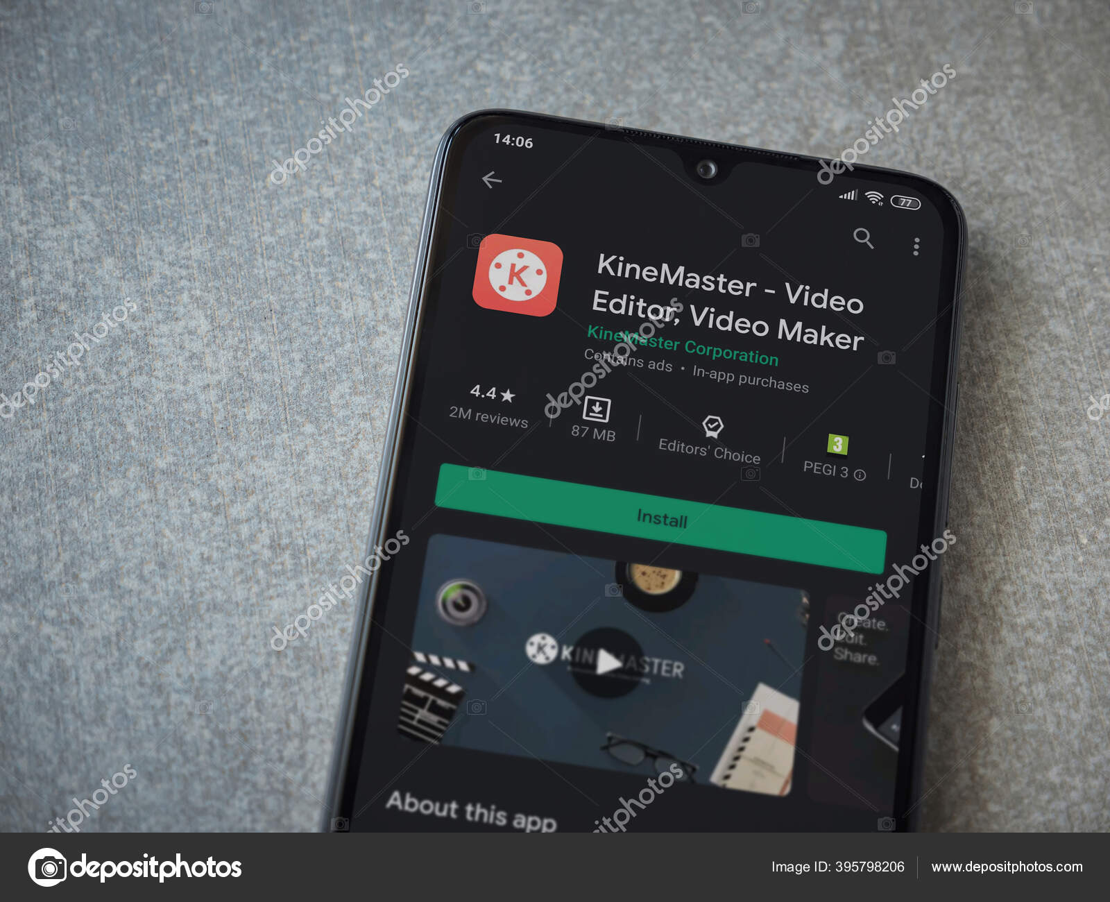 Lod Israel July 2020 Kinemaster Video Editor Movie Maker App — Stock ...