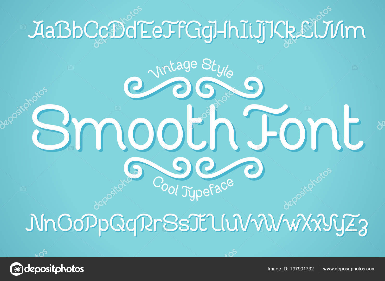Word Smooth Font Alphabet Letters Stock Vector Image by ©Gleb_Guralnyk ...