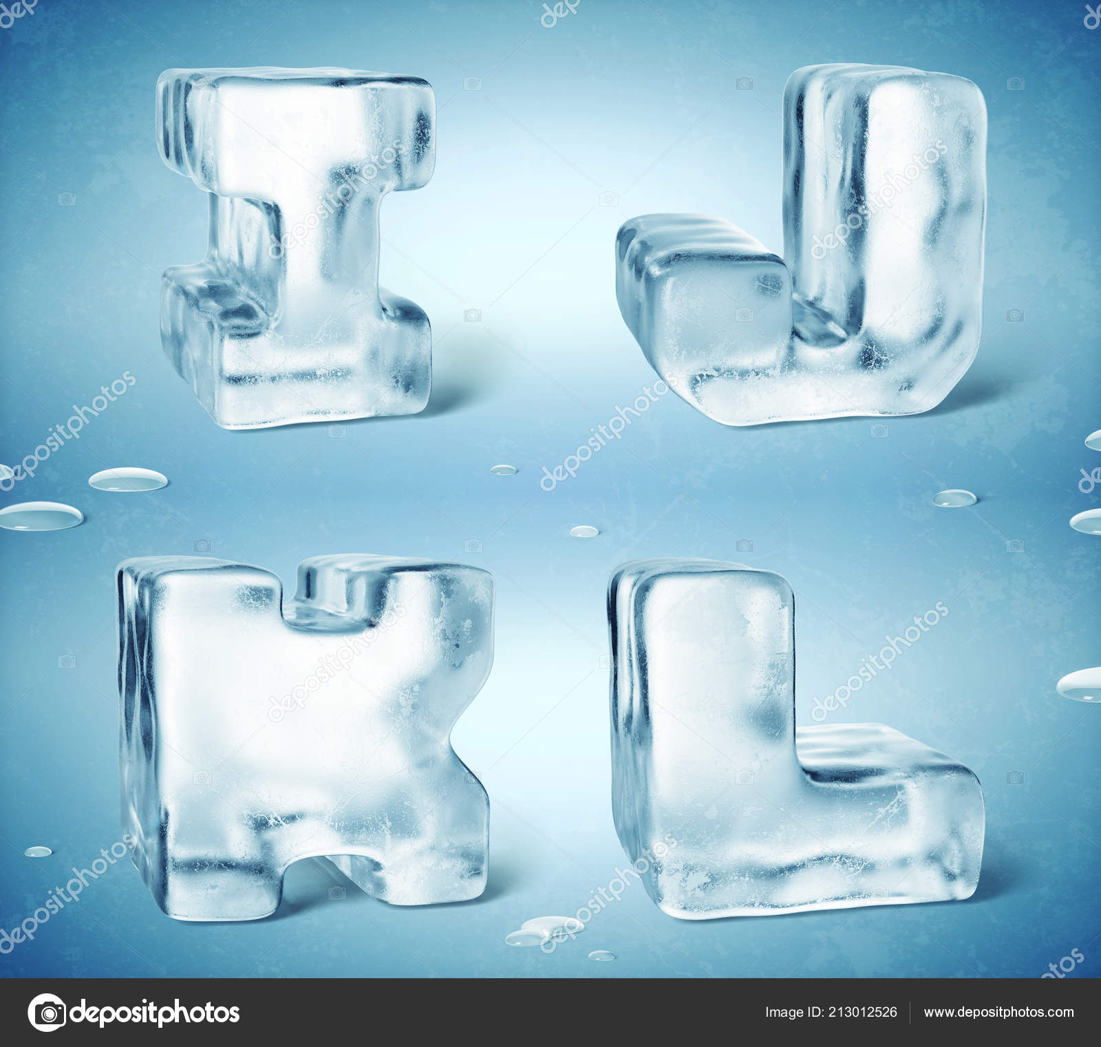 Ice Cube Letters