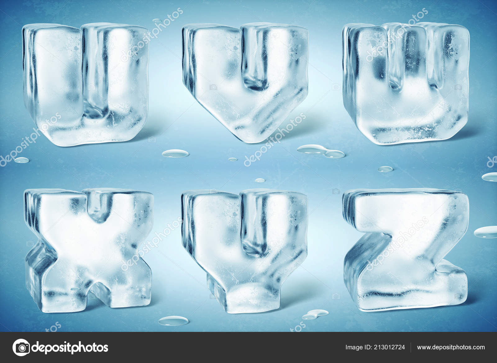 Ice Cube Letters