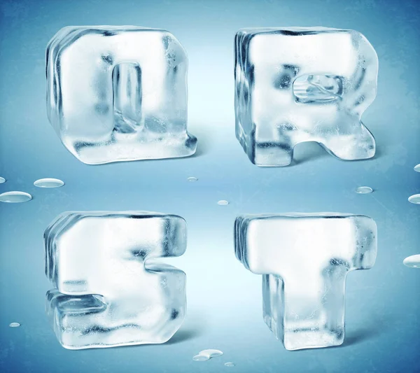 Render Shiny Frozen Ice Cube Letters Stock Photo by ©Gleb_Guralnyk ...